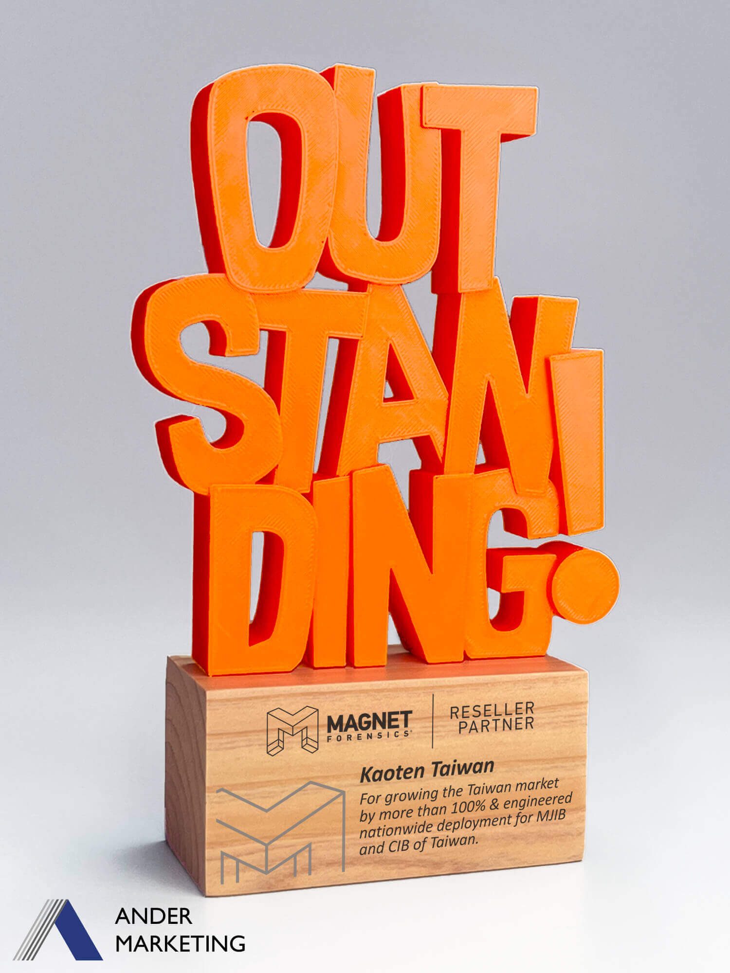 MW-19 Modern Trophy Award | Ander Marketing Singapore